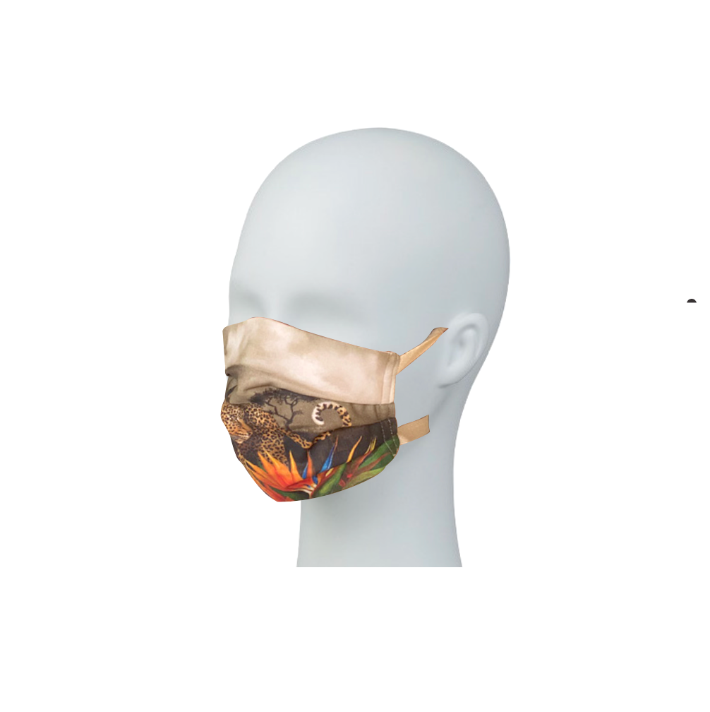 African Spirit Leopard Face Mask – Crowlish